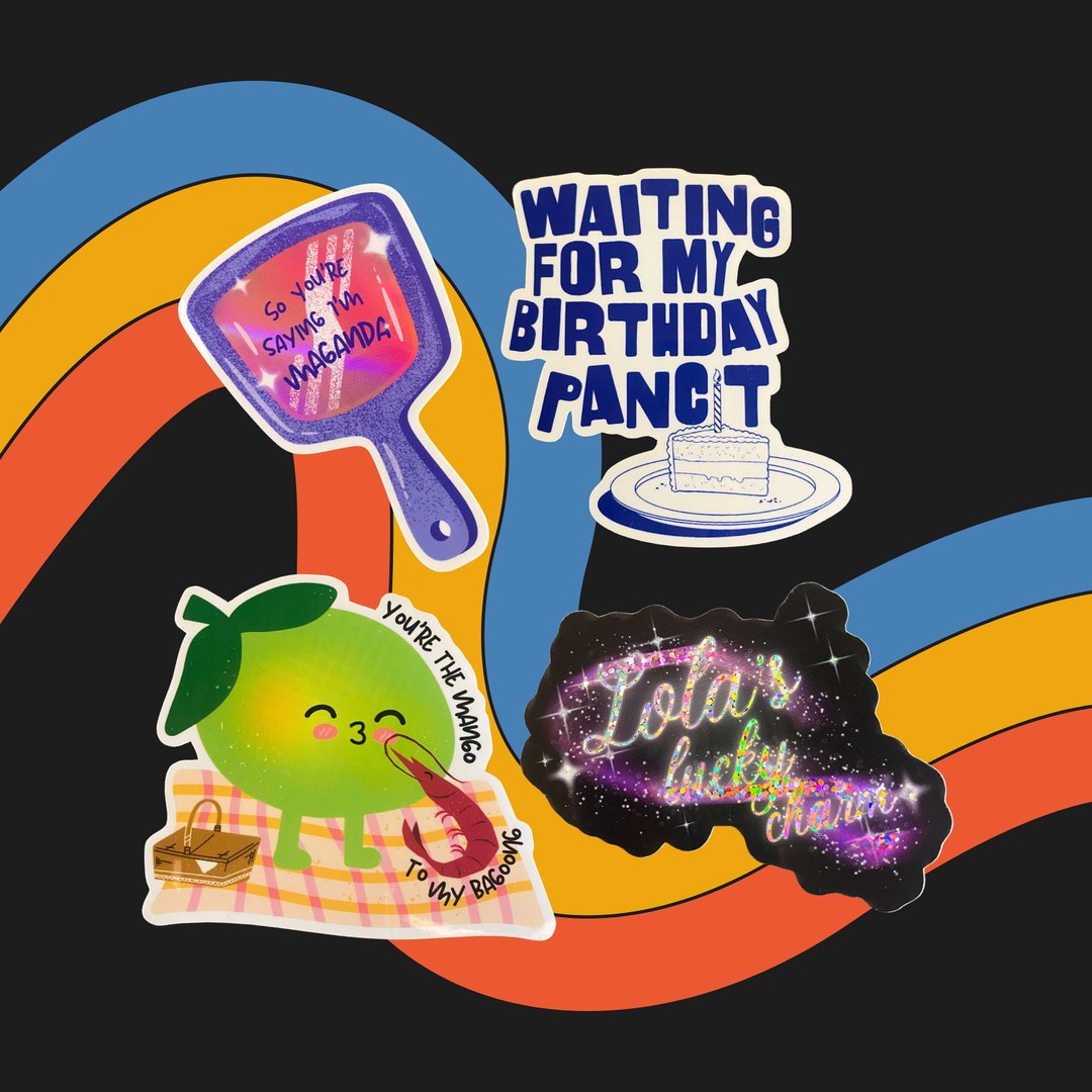 Filipino Stickers 4 Sticker Bundle Vinyl - Etsy