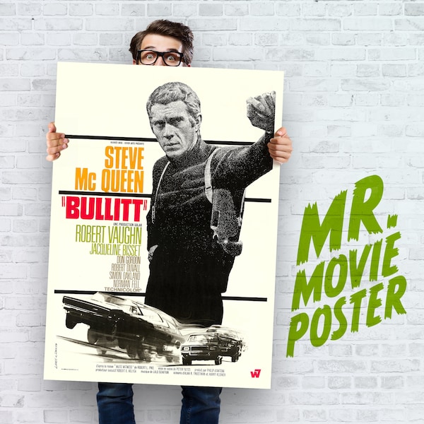 Steve Mcqueen Bullitt Print - Etsy