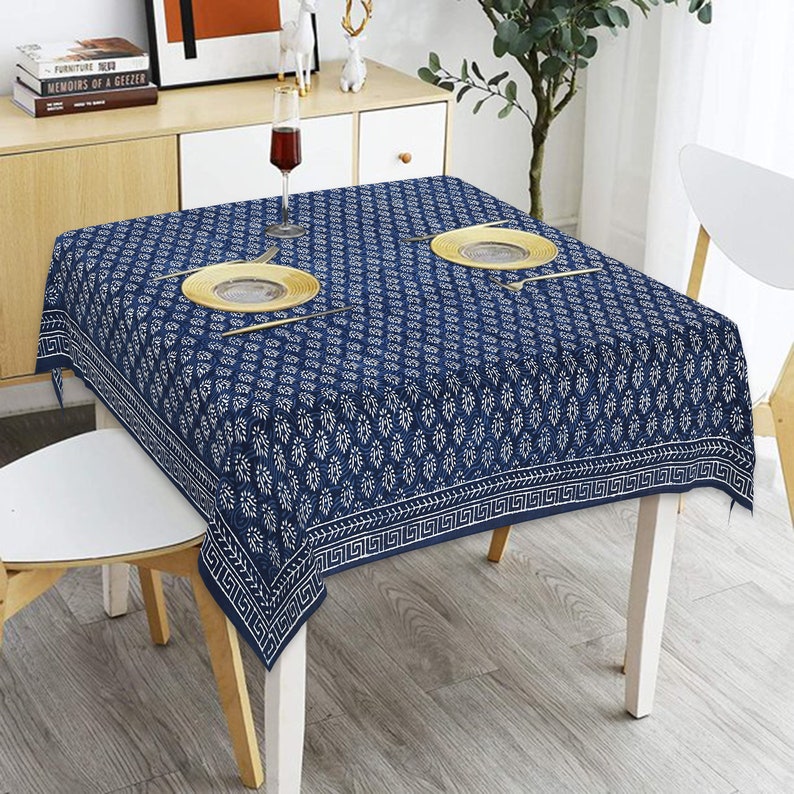 Square Cotton Table Cover Table Cloths Square Table Cover Yoga Sheet ...