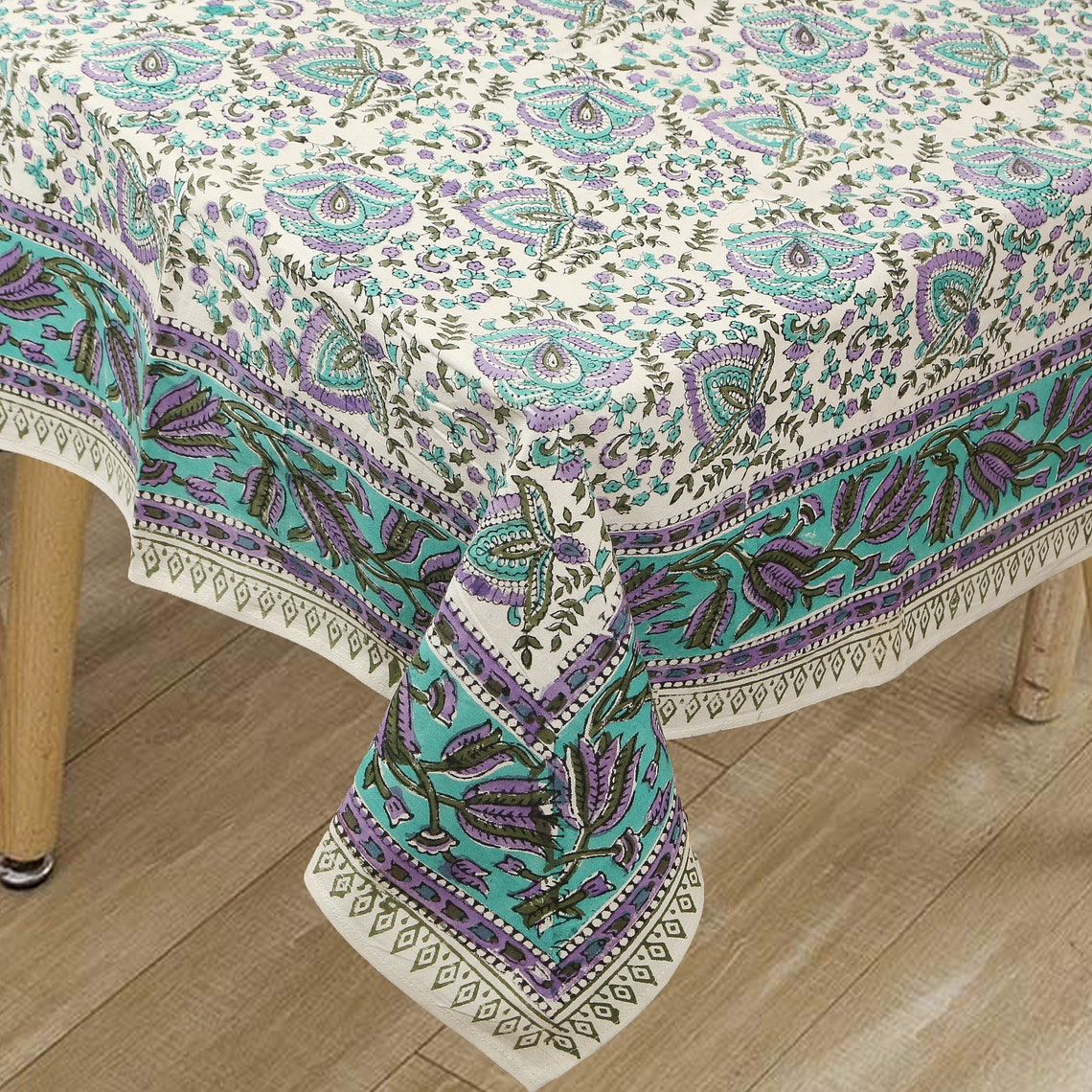 Square Cotton Table Cover Table Cloths Square Table Cover Yoga - Etsy