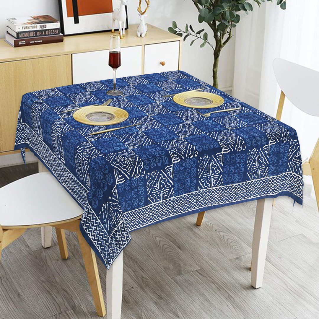 Square Cotton Table Cover Table Cloths Square Table Cover Yoga - Etsy