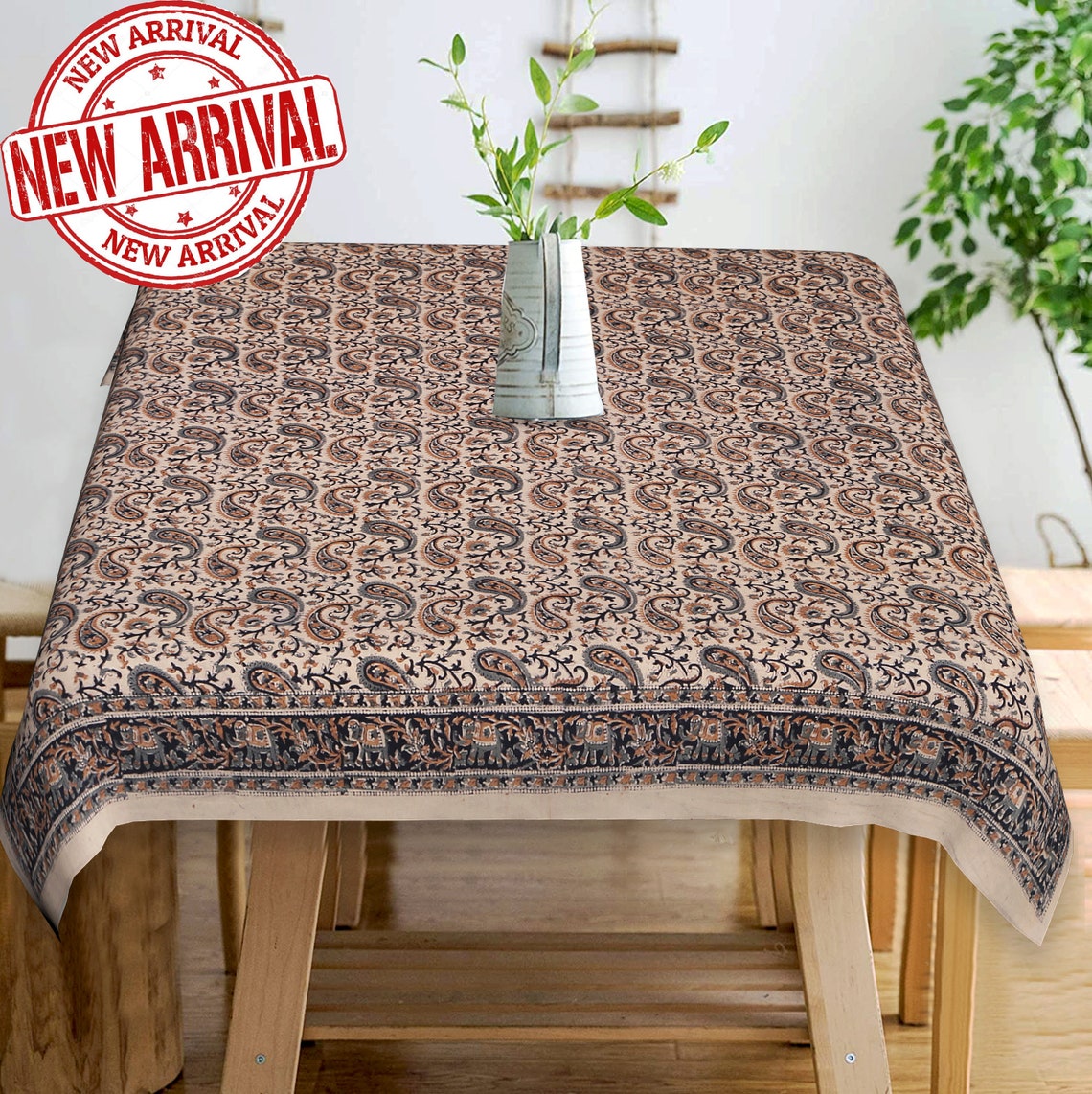 Square Cotton Table Cover Table Cloths Square Table Cover Yoga Sheet ...