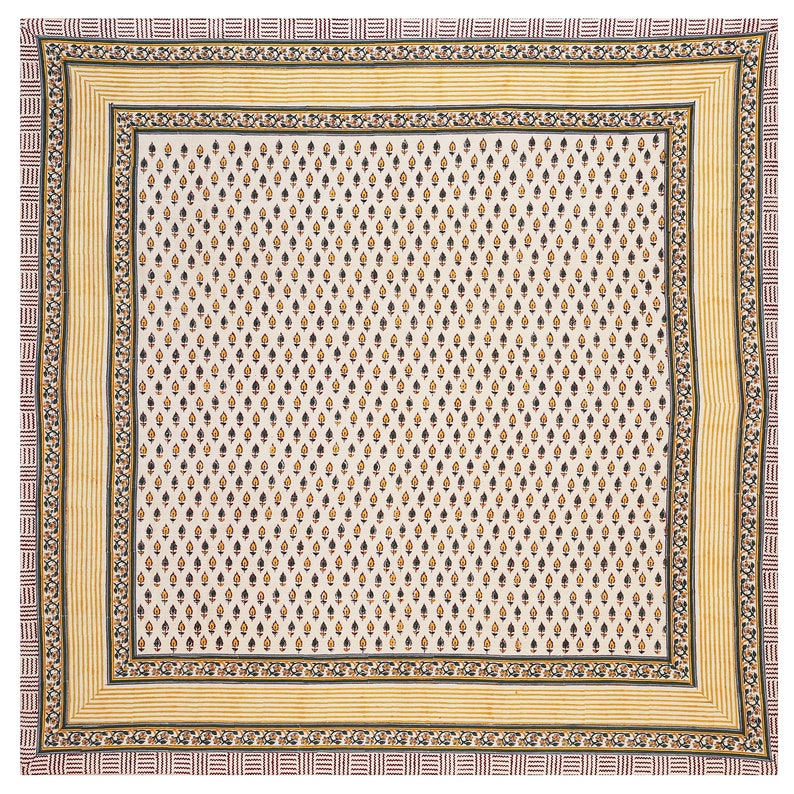 Square Cotton Table Cover Table Cloths Square Table Cover Yoga - Etsy