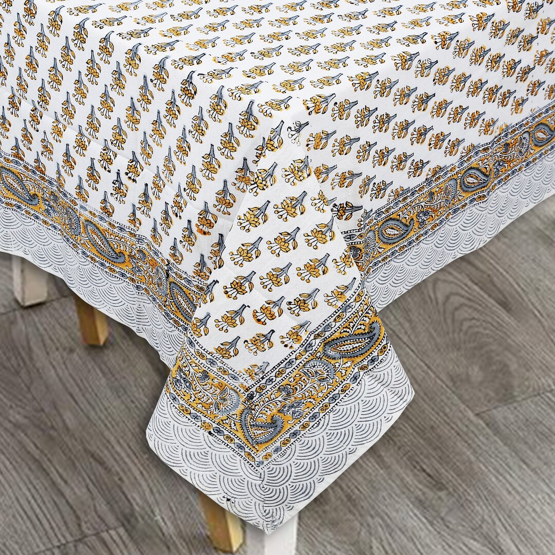 Square Cotton Table Cover Table Cloths Square Table Cover Yoga Sheet ...