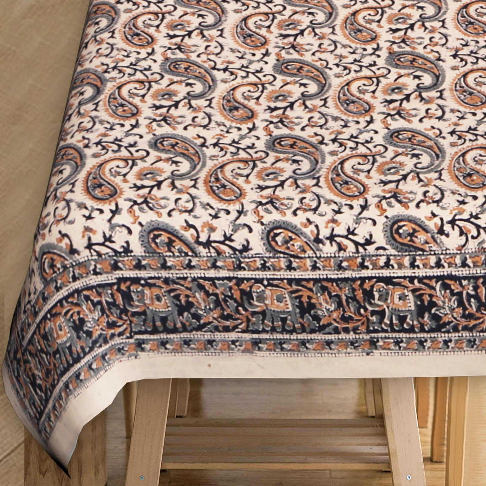 Square Cotton Table Cover Table Cloths Square Table Cover Yoga Sheet ...