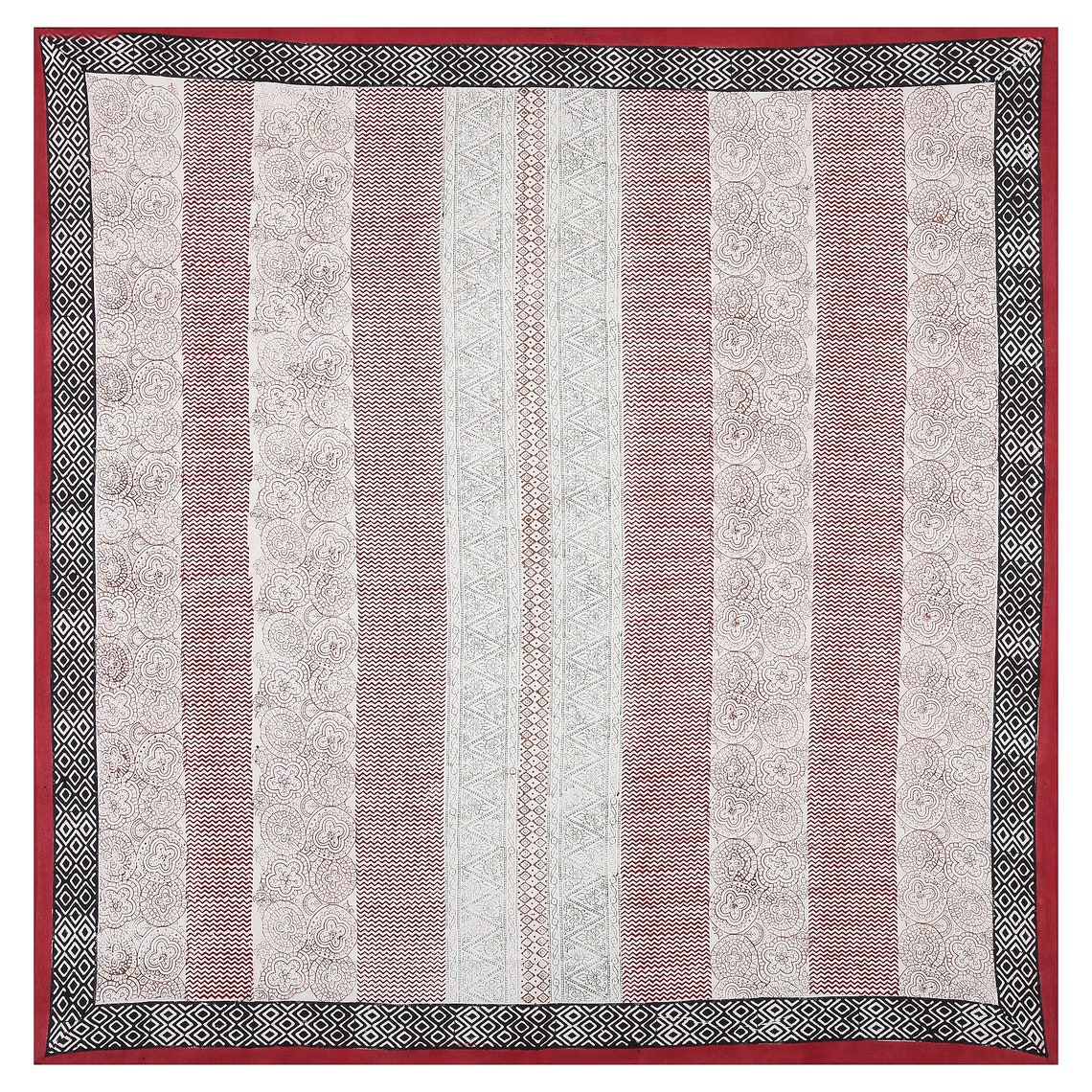 Square Cotton Table Cover Table Cloths Square Table Cover Yoga Sheet ...
