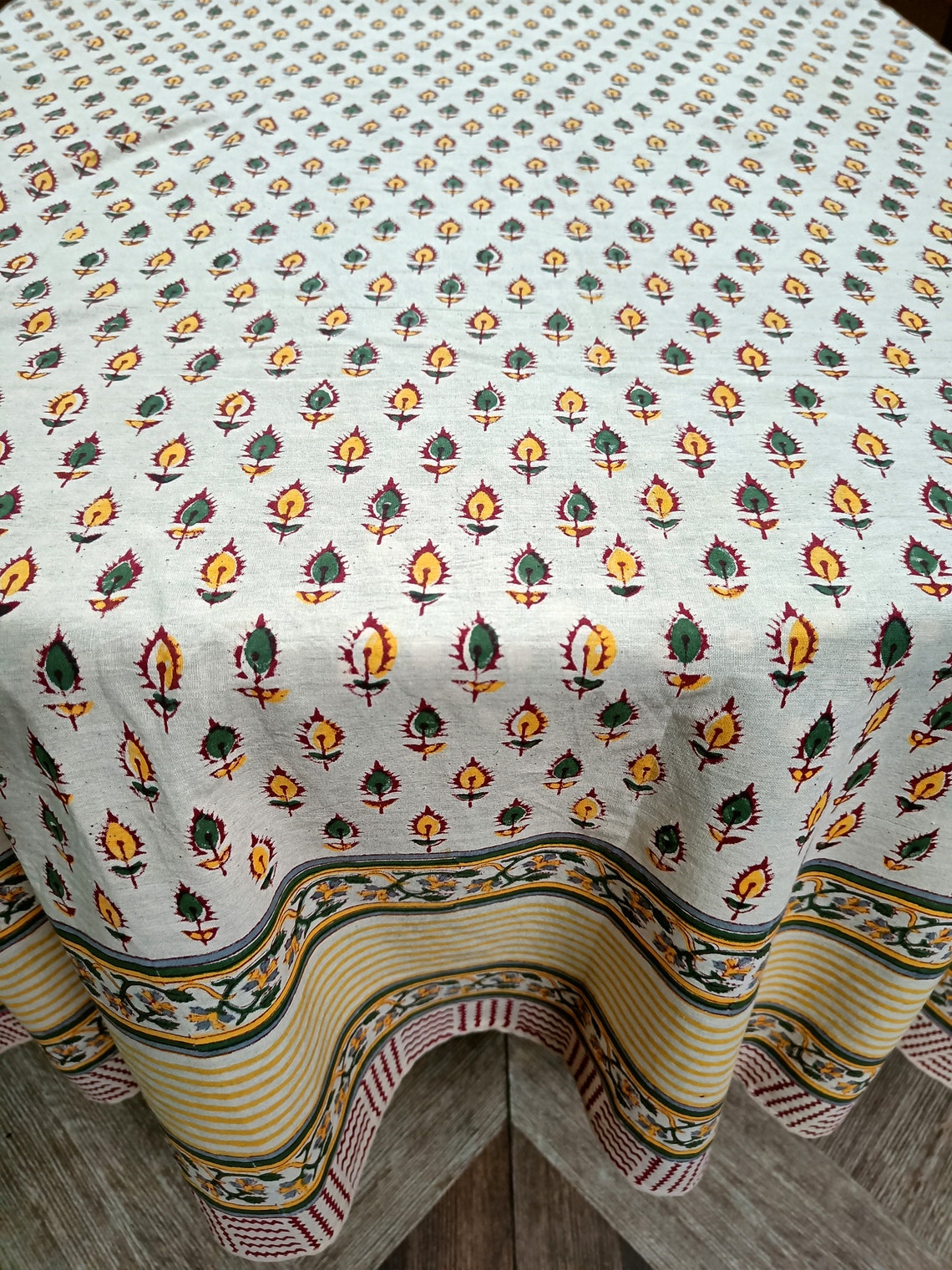 Square Cotton Table Cover Table Cloths Square Table Cover Yoga - Etsy