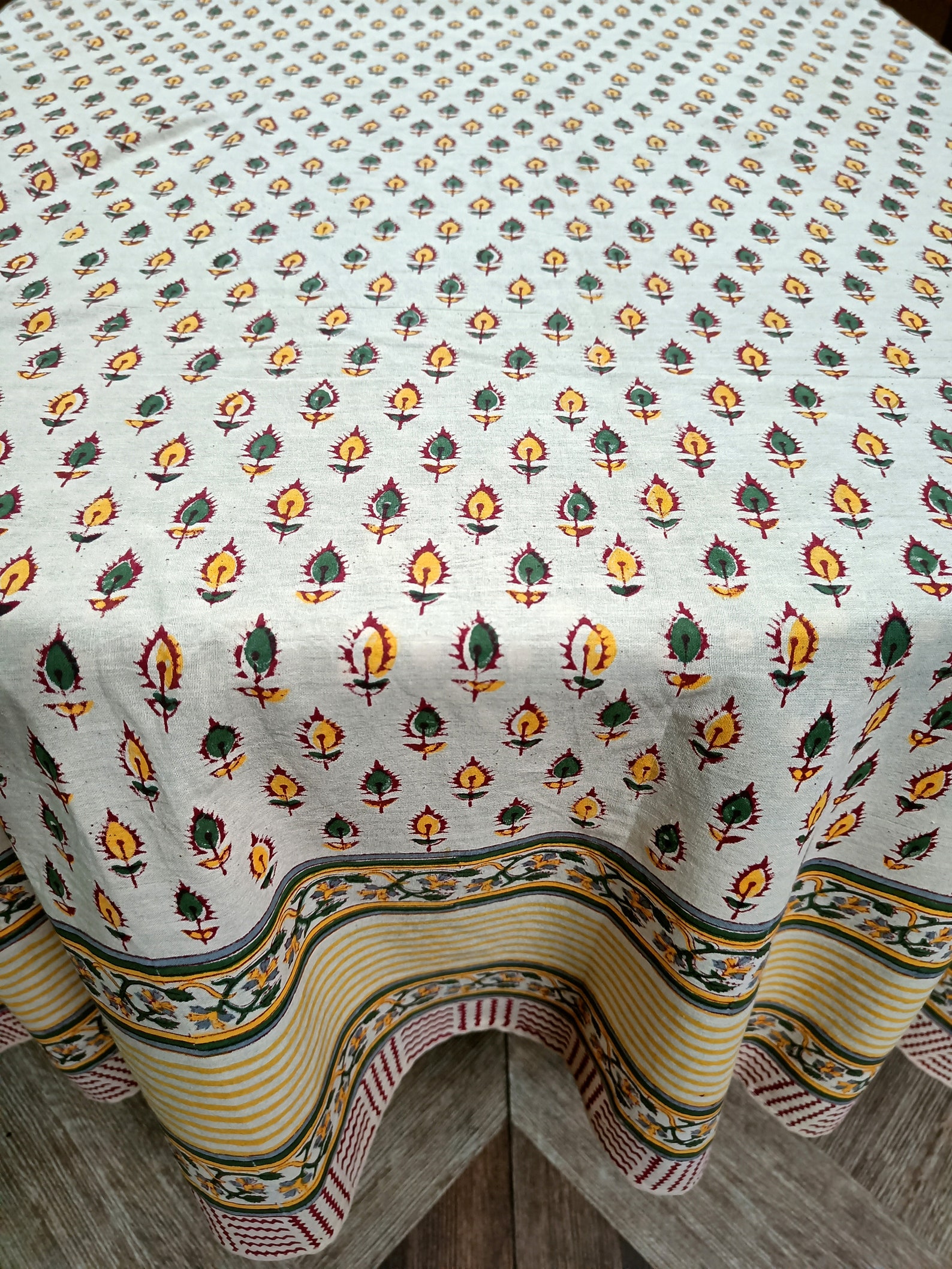 Square Cotton Table Cover Table Cloths Square Table Cover Yoga - Etsy