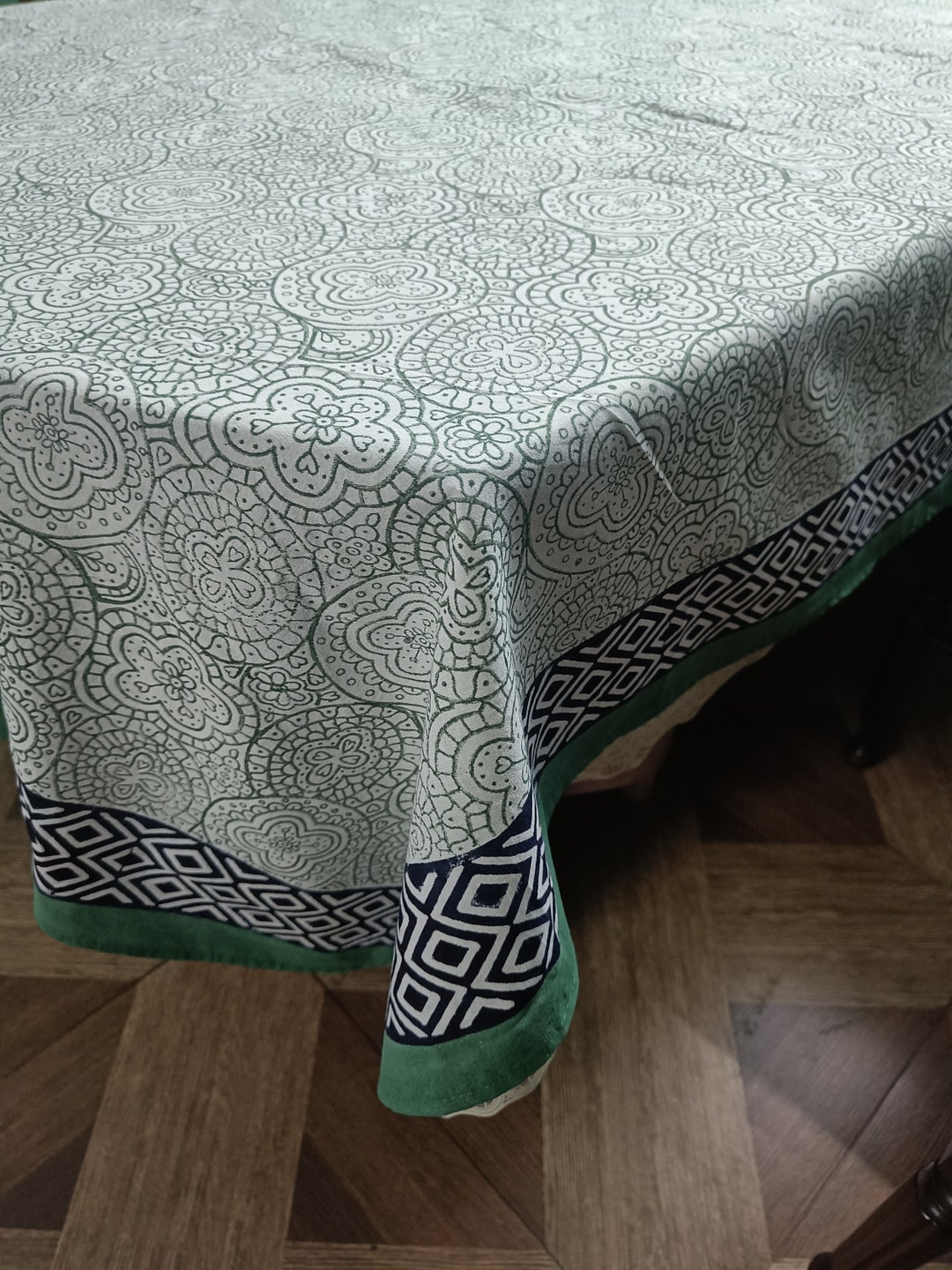 Square Cotton Table Cover Table Cloths Square Table Cover Yoga Sheet ...