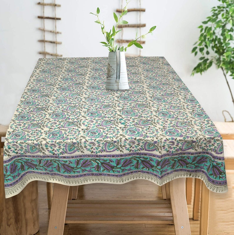 Square Cotton Table Cover Table Cloths Square Table Cover Yoga - Etsy