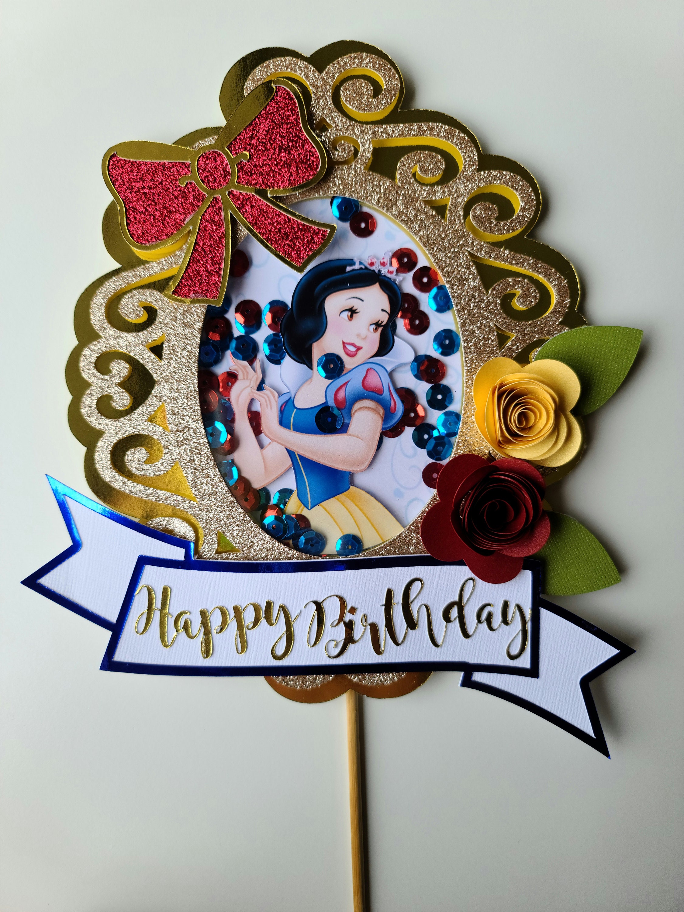 Snow White cake topper | Etsy