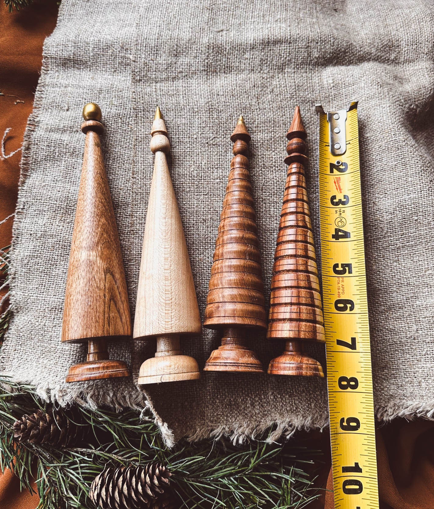 Large Hand Turned Winter Trees - Etsy