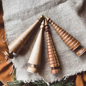 Large Hand Turned Winter Trees - Etsy