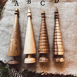 Large Hand Turned Winter Trees - Etsy