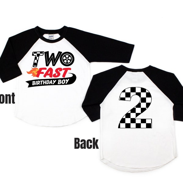 Two Fast Birthday Shirt - Etsy