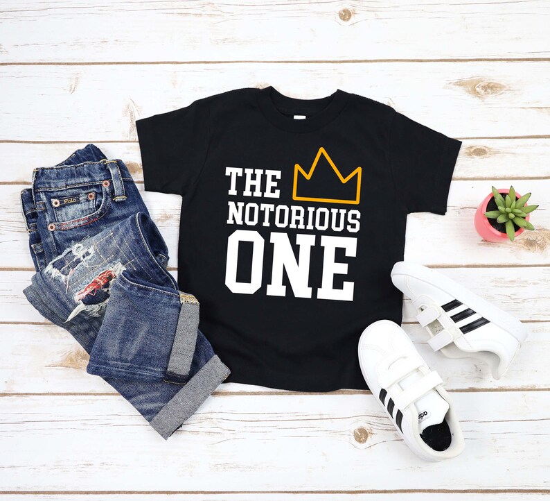 The Notorious One Birthday Shirt,first Birthday Shirt,the Big One ...