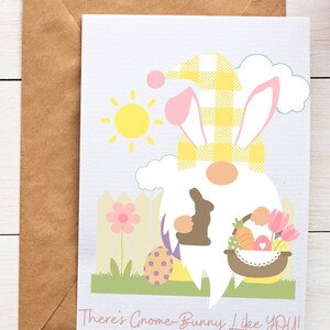 Easter Gnome Cards Gnome Greeting Card Spring Gnome Cards - Etsy
