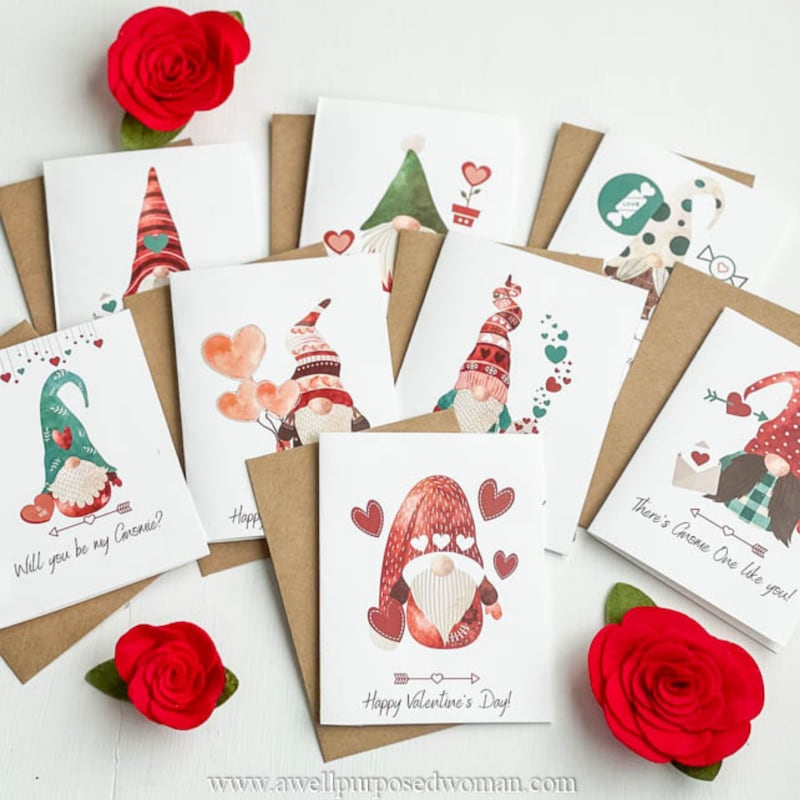Gnomes Valentine - Etsy