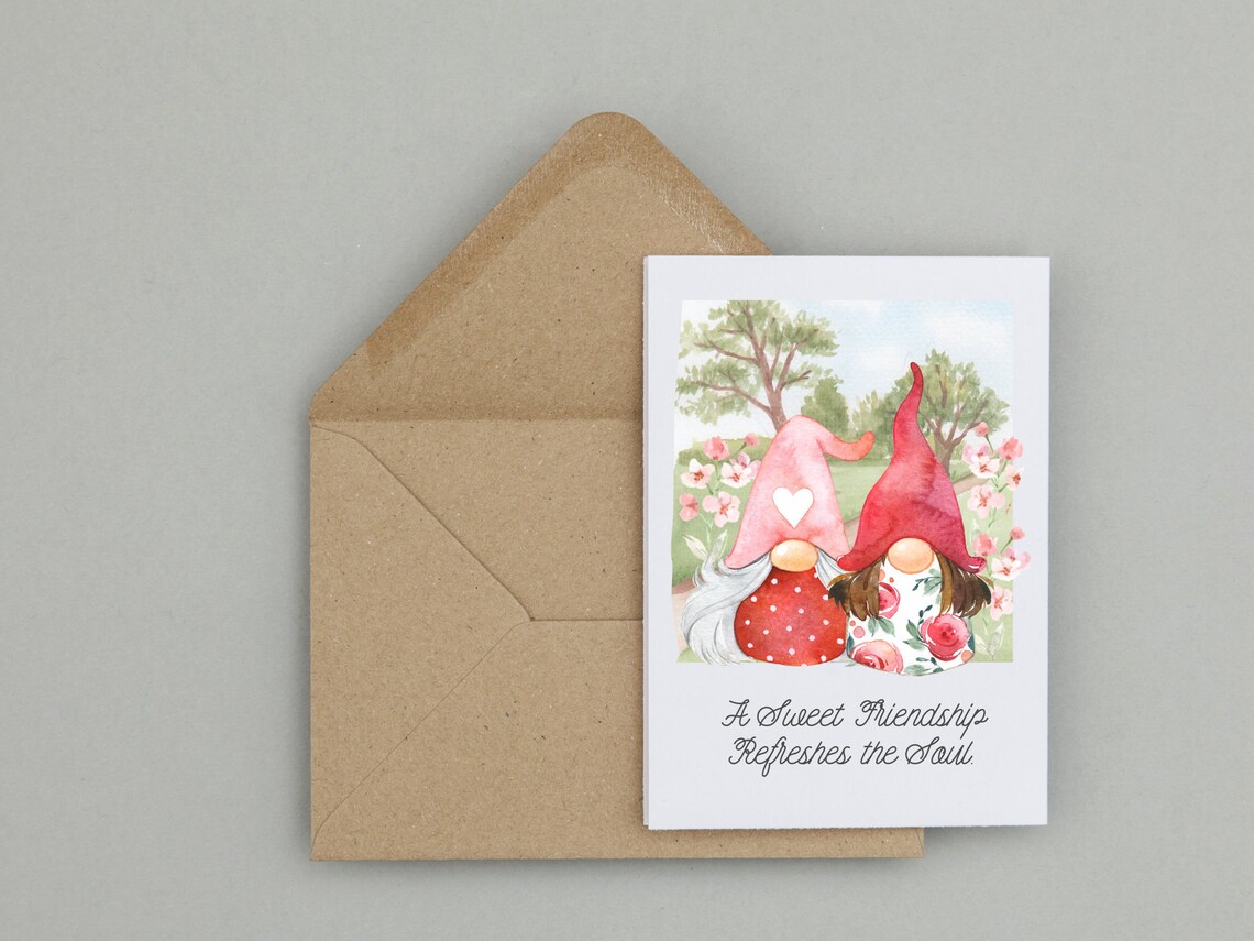 Gnome Thank You Cards Gnome Thank You - Etsy