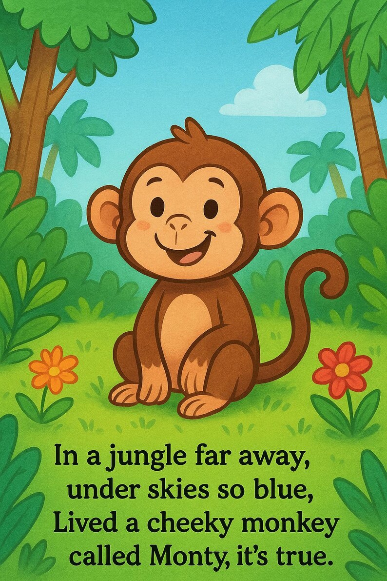 Monty’s Skydiving Adventure | Printable Kids Book PDF | Fun Jungle ...