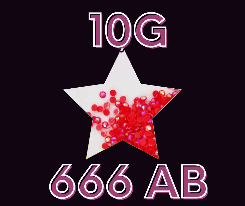 Round 666 AB Diamond Painting Drills 10g - Etsy