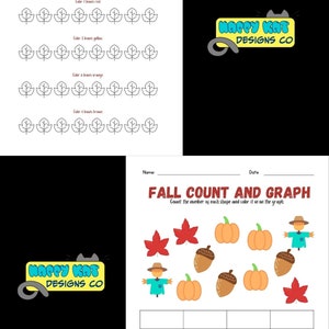 Fall / Halloween Worksheet Packet - Etsy