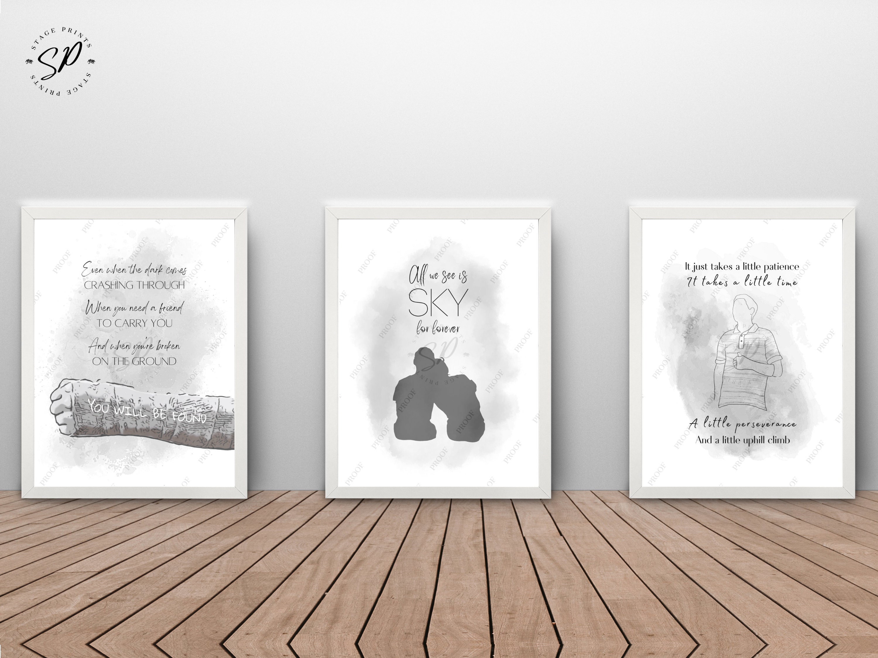 Dear Evan Hansen Prints, Dear Evan Hansen Quote, Theatre Prints ...