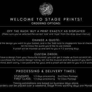 Matilda Musical Prints, Matilda Musical Quote, Theatre Prints, Musical ...