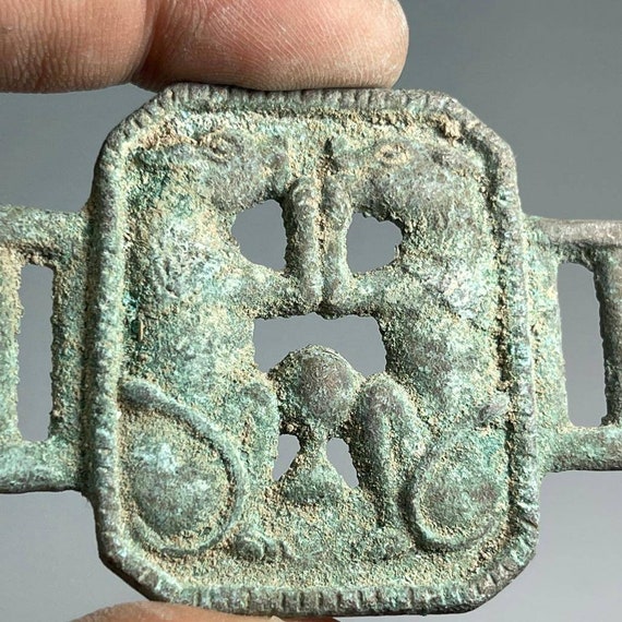 Unique Extremely Rare Ancient Roman Bronze 2 Mouse En… - Gem