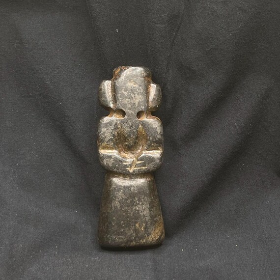 Authentic Ancient Near Eastern stone worshipper Carve… - Gem
