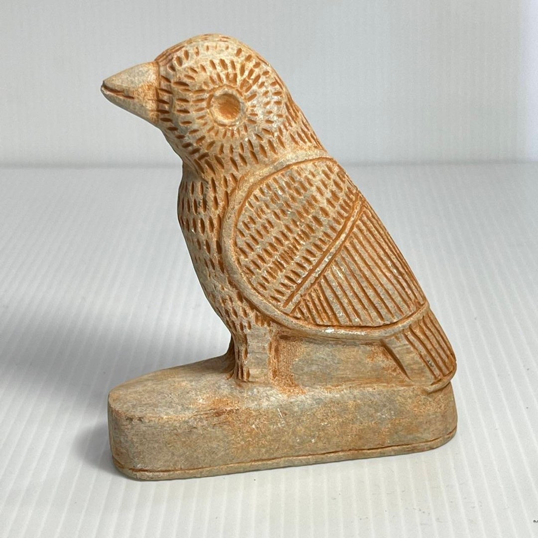 Extremely Rare Ancient Central Asia Old Stone Carving Bird Statue ...