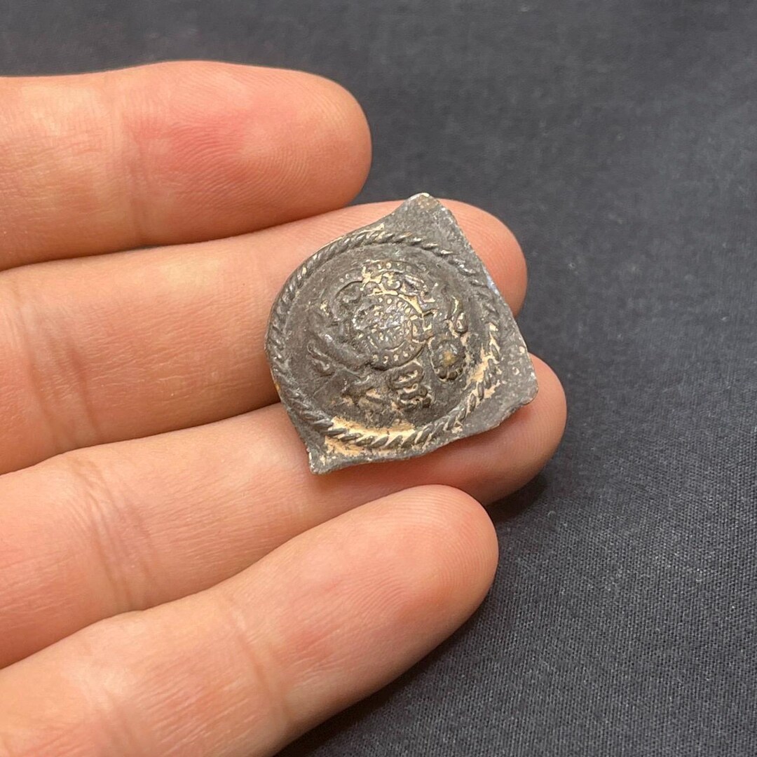Rare Ancient Roman Bronze Figures Depicted Button - Etsy