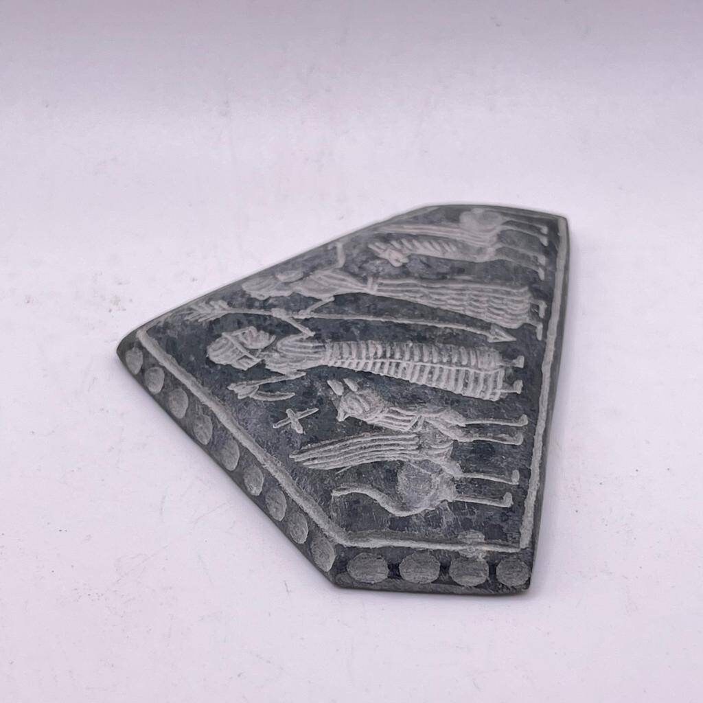 Ancient Near Eastern Old Stone Carved Tile Tablet With Kings - Etsy