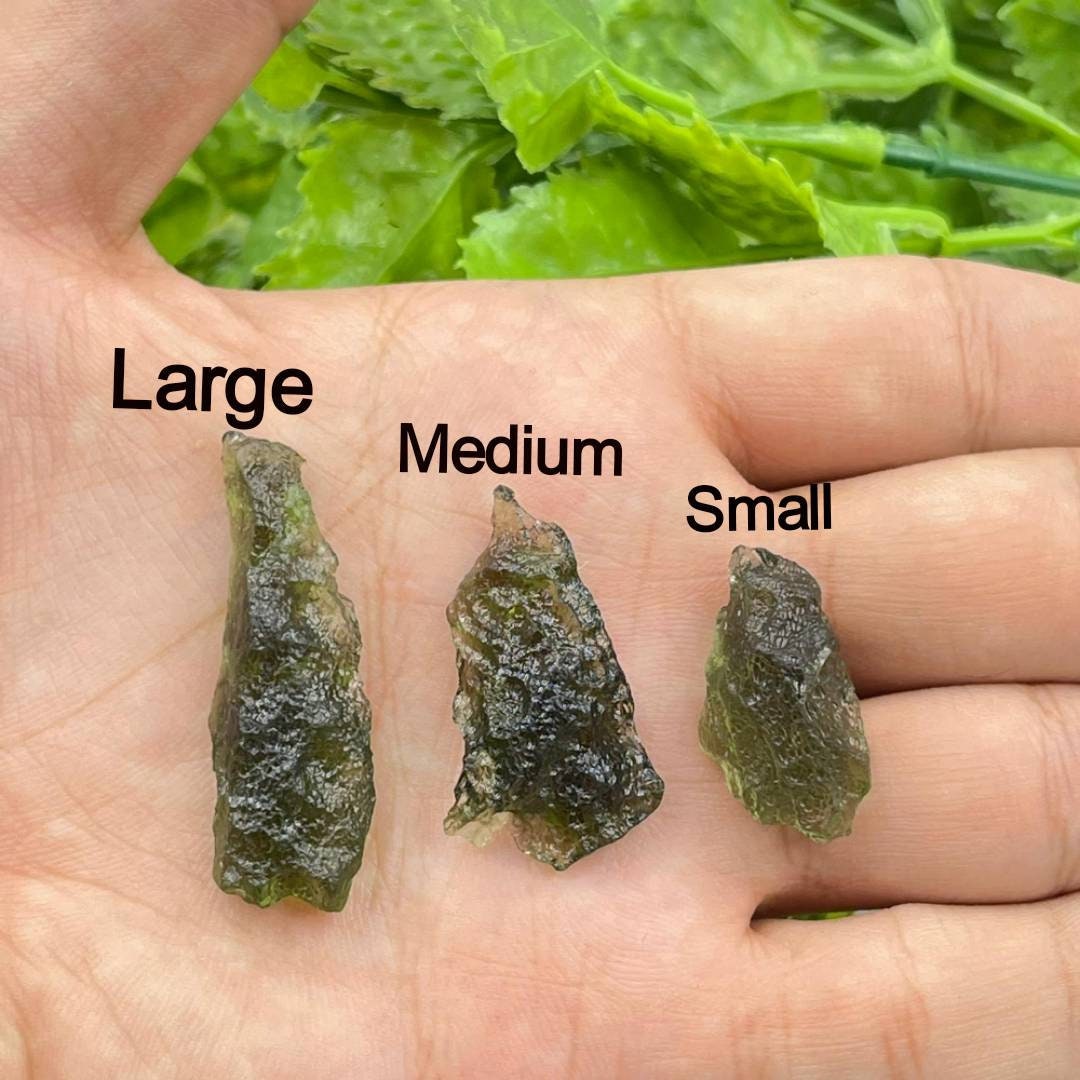 Authentic Moldavite Stone: Raw Czech Tektite Crystal - Etsy