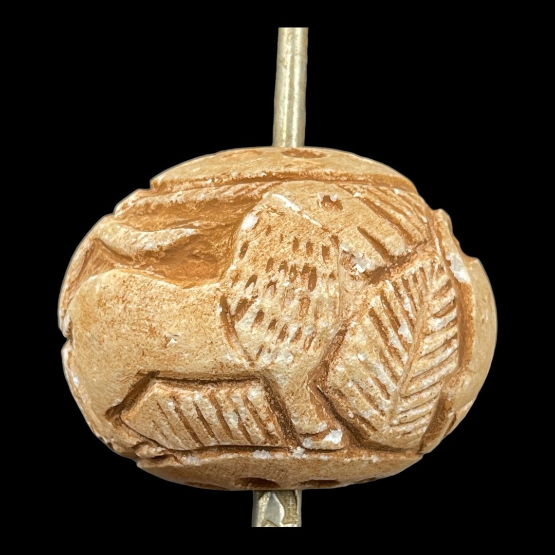 Unique Ancient Near Eastern Animals Intaglio Stone Antique Round Big ...