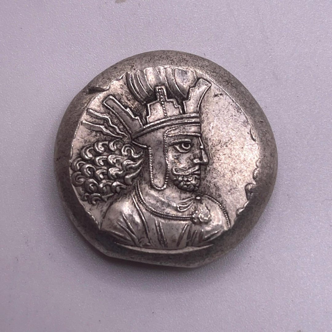 Authentic Ancient Sassanid Sassanian Empire Bronze Coin in Good ...