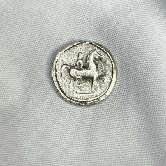 Genuine Ancient Greek Silver Plated Tetradrachm authe… - Gem