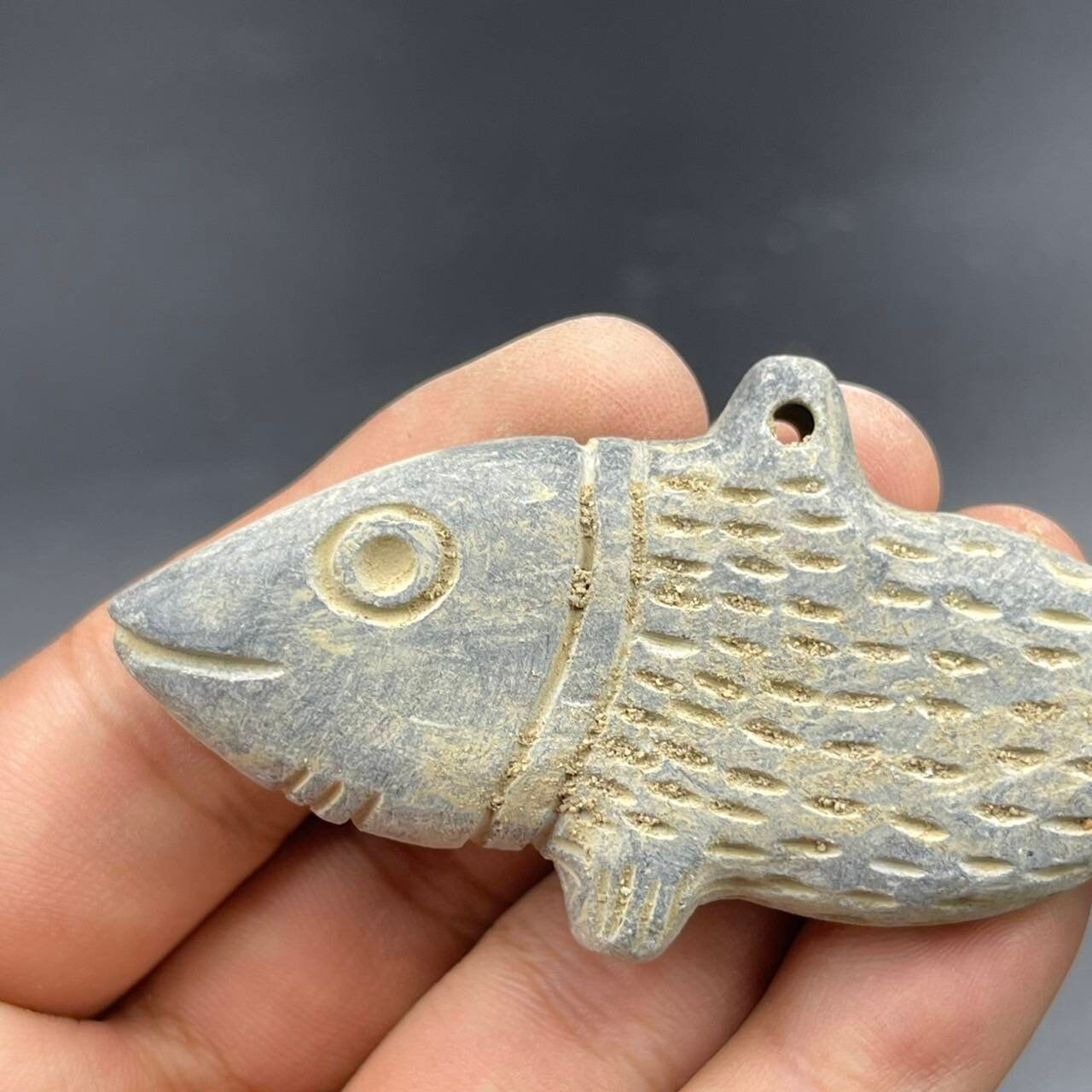 Antique Unique Ancient Near Eastern Old Stone Carving Fish and - Etsy