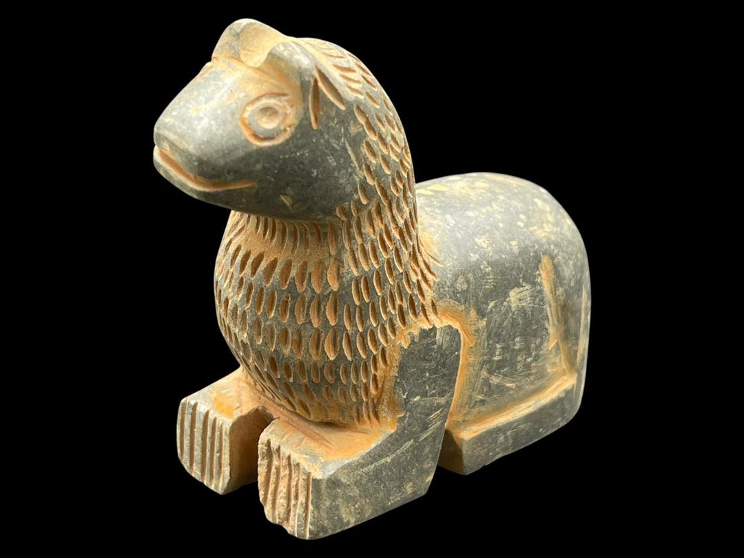 Ancient Near Eastern Bactrian Stone Animal Figure Statue - Etsy
