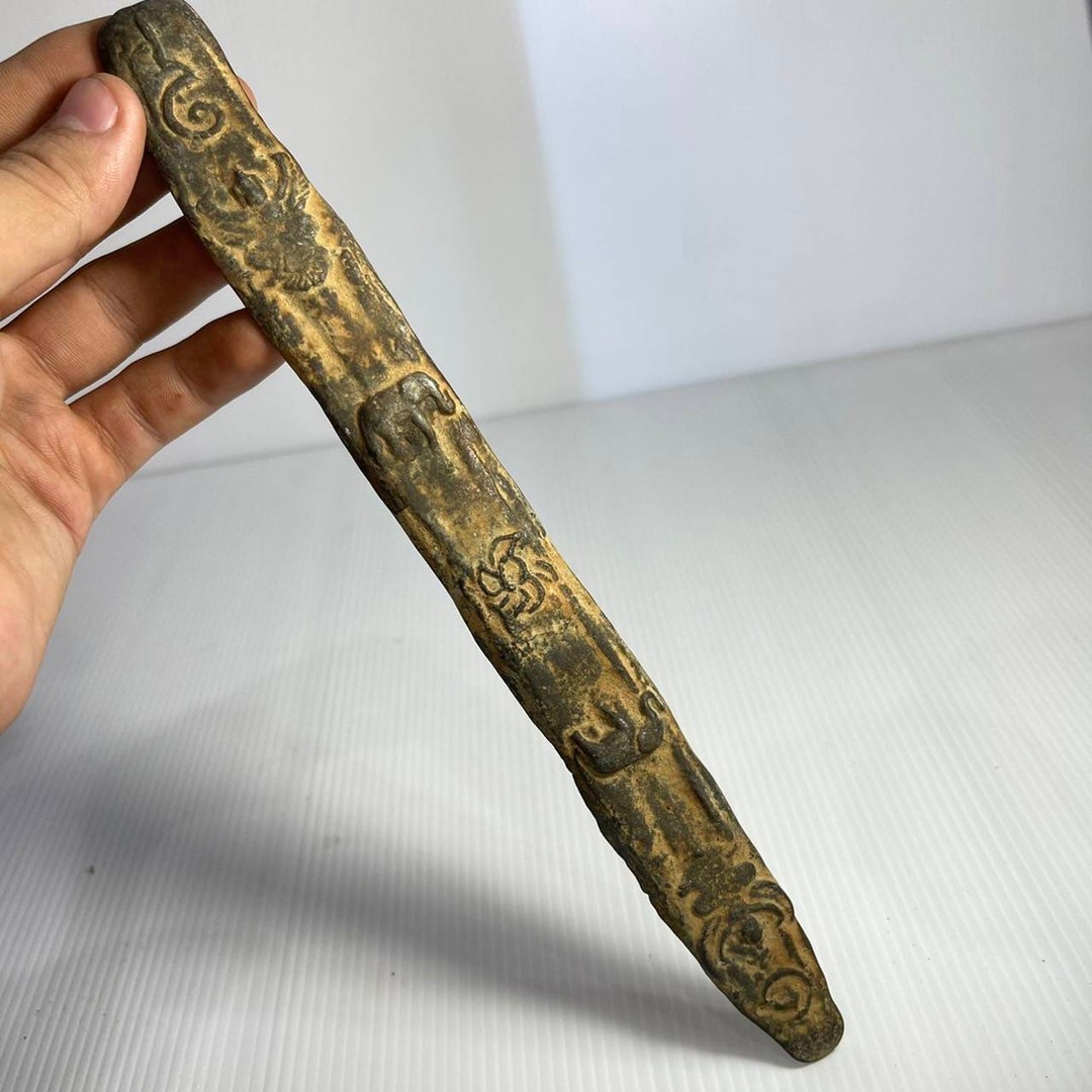 Extremely Rare Ancient Near Eastern Old Bronze Hand Beaten Elephants ...
