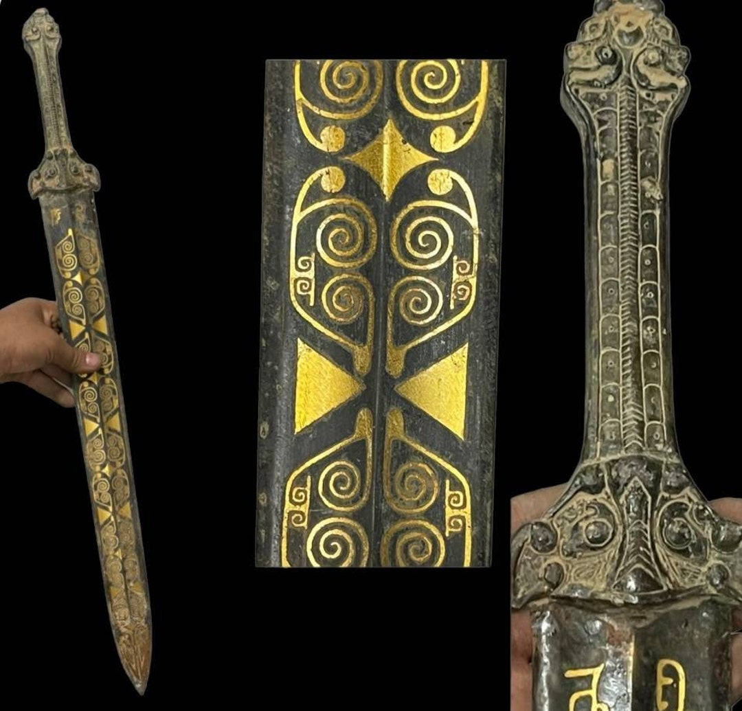 Ancient Roman Gold Gilded Bronze Collectable Sword - Etsy