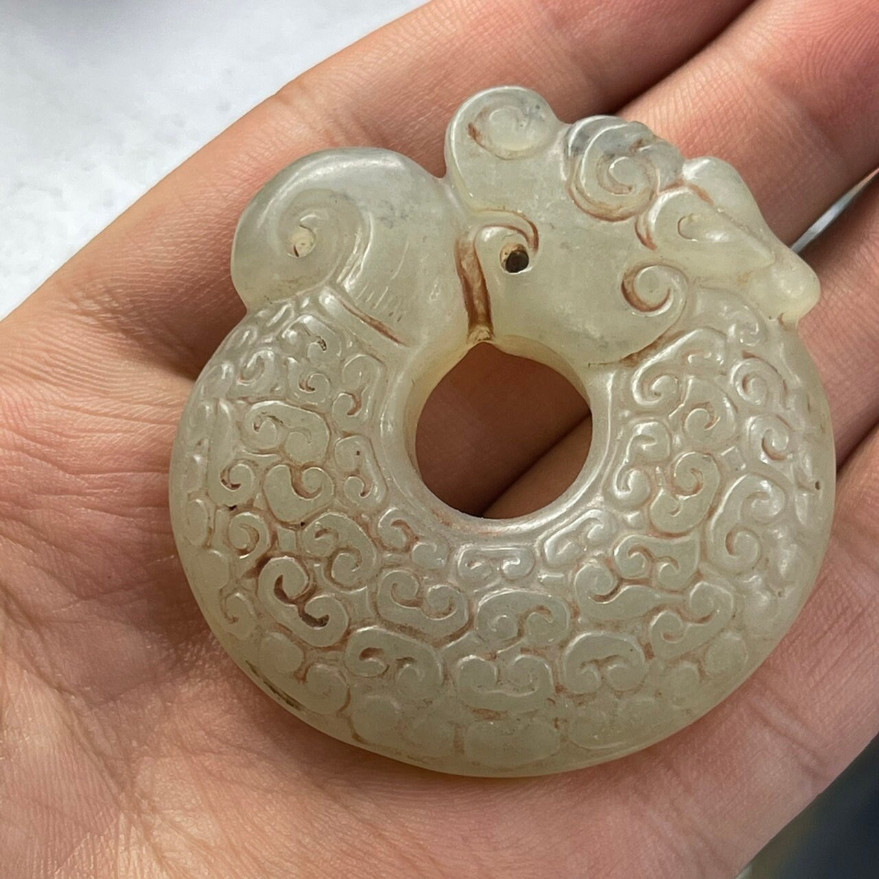 Beautiful Antique Chiness Old Jade Stone Dragon Carved Statue - Etsy