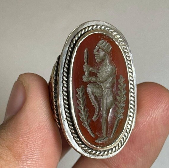 Rare! Beautiful Ancient Roman Agate Stone Emperor Fig… - Gem