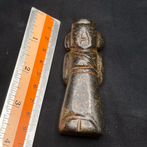Authentic Ancient Near Eastern stone worshipper Carve… - Gem