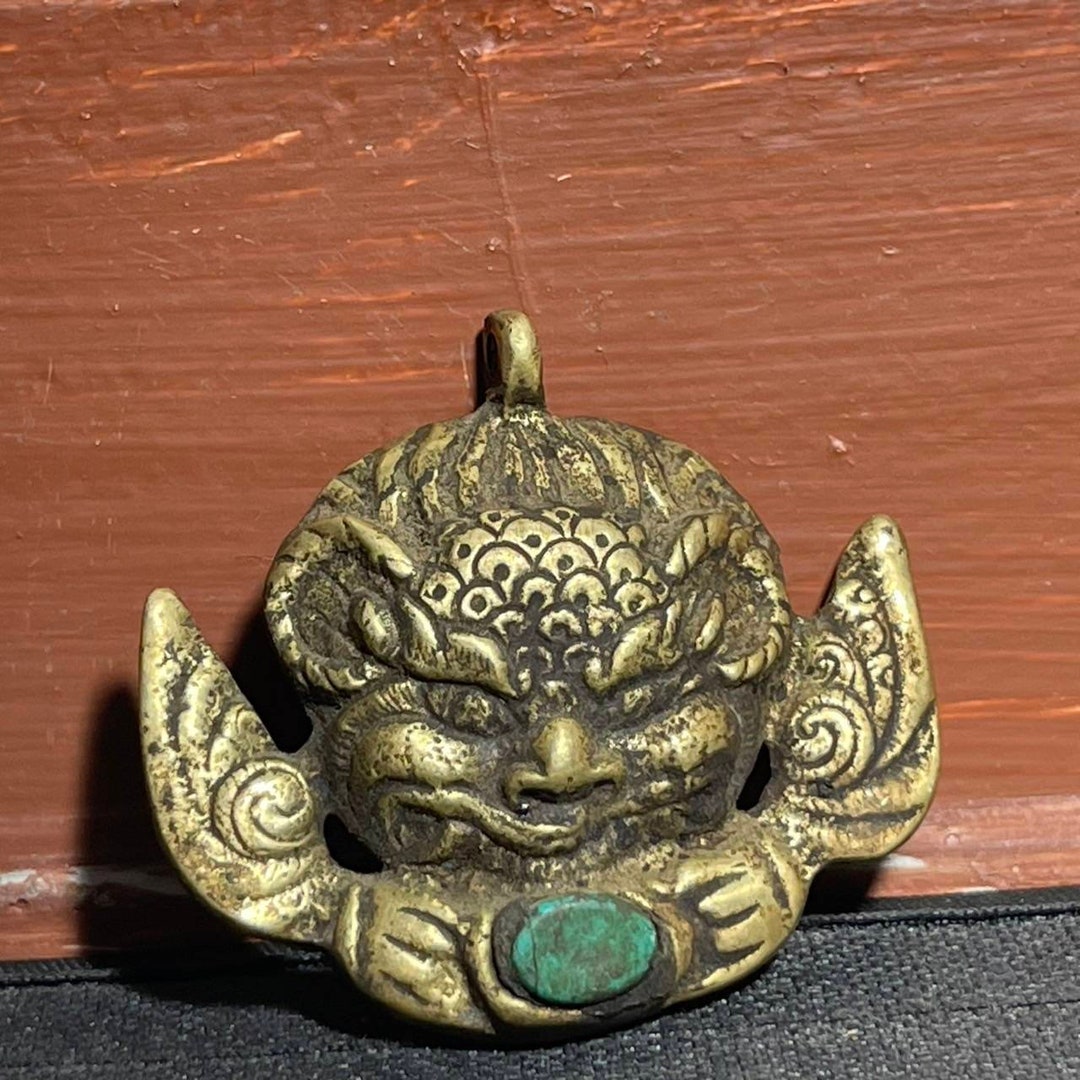 Beautiful Rare Ancient Roman Old Bronze Mythical Beast Pendant With ...