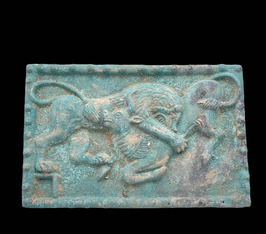 DETECTOR Finds Ancient Roman Bronze Depicting Lion Attacking - Etsy