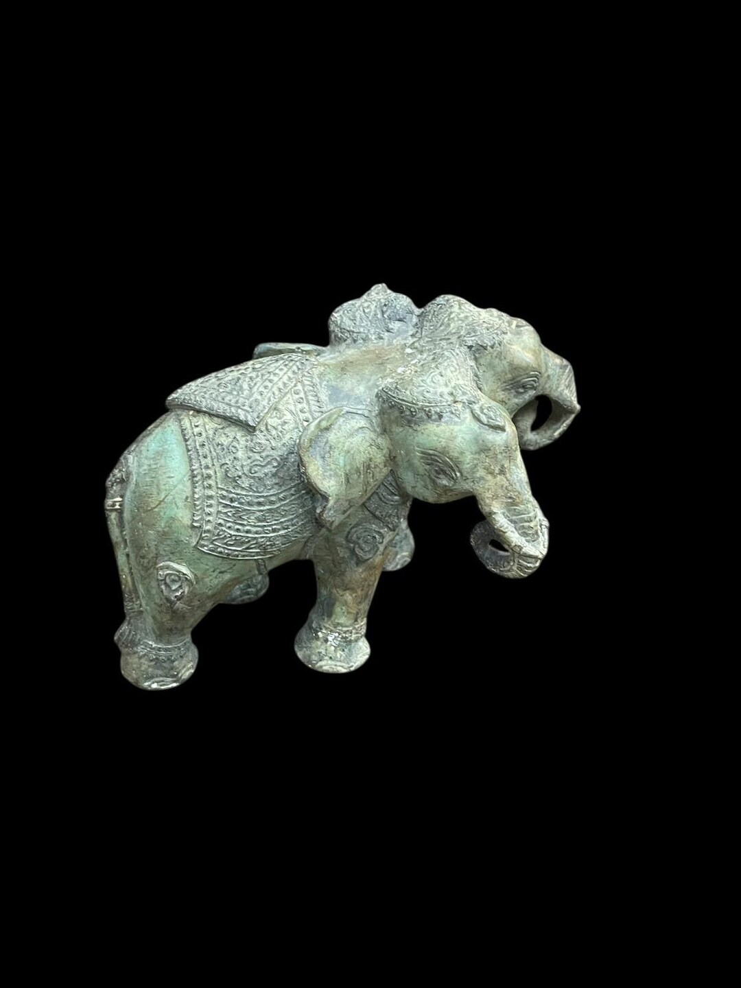 Unique Ancient Indo Greek Bronze Three Headed Elephant Figure Statue - Etsy