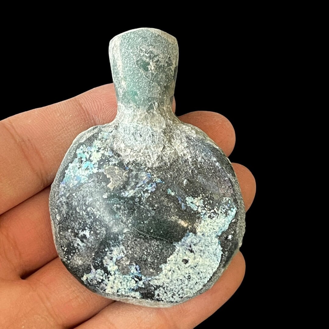 Antique Ancient Old Iridescent Roman Glass Water Drinking Unique Rare ...