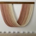 Tan Wall Hanging Tapestry, Beige Wall Art, Large Extra Full Dip Dye ...