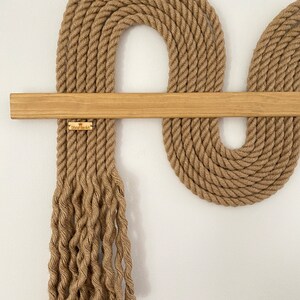 Rope Art Modern Boho Wall Rope Home Decoration Rope Fringles Minimalist ...